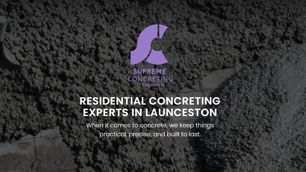 Concrete Driveways & Slabs | Launceston | Supreme Concreting
